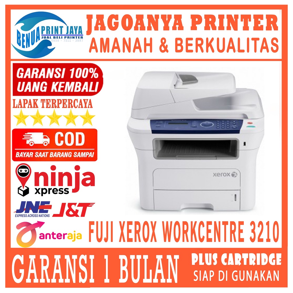 Jual Fuji Xerox WorkCentre 3210 Print Scan Copy (Adf F4) | Shopee Indonesia