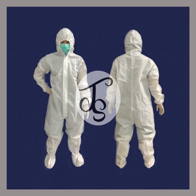Jual READY STOK! Baju APD | Hazmat Suit Spunbond 75 gr | Shopee Indonesia
