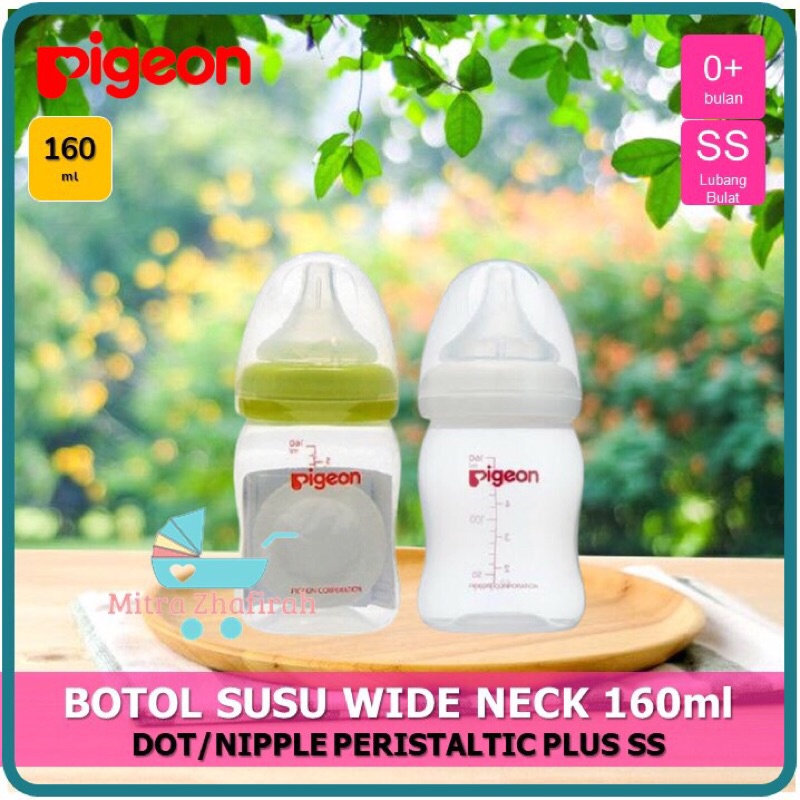 Jual BOTOL SUSU PIGEON ANTI BINGPUT BEST SELLER 160ML | Shopee Indonesia