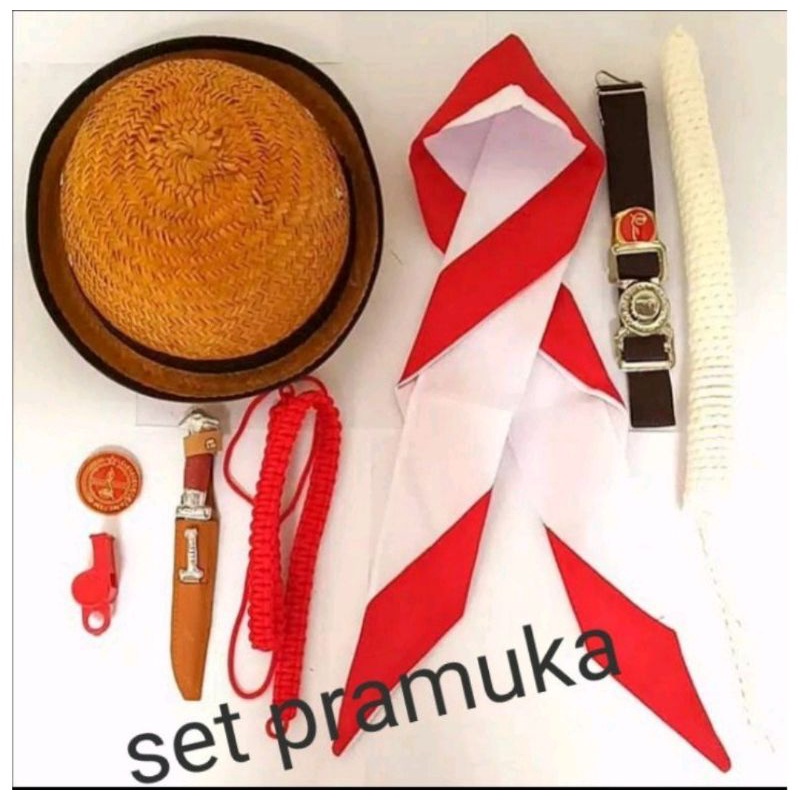 Jual SET LENGKAP ALAT+TOPI BAMBU/PERALATAN PRAMUKA CEWE | Shopee Indonesia