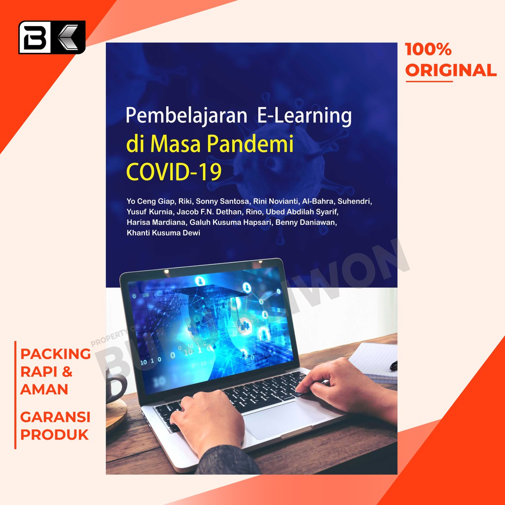 Jual Buku Pembelajaran E-learning di Masa Pandemi Covid 19 ORIGINAL Pembelajaran Jarak Jauh Buku ...