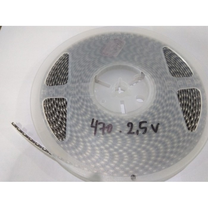 Jual SMD Kapasitor Tantalum Capacitor 470uF 470 uF 2.5Volt 2.5 Volt ...
