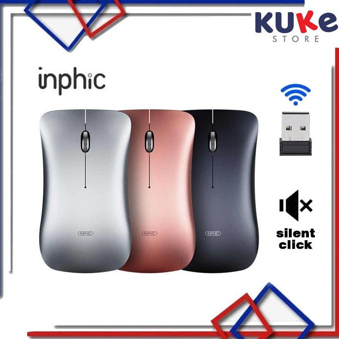 Jual Inphic Mouse Wireless Rechargeable Usb Power Saving Inphic P-M9 ...
