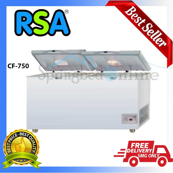 Jual Chest Freezer 750 Liter RSA Type: CF-750 Garansi Resmi | Shopee ...