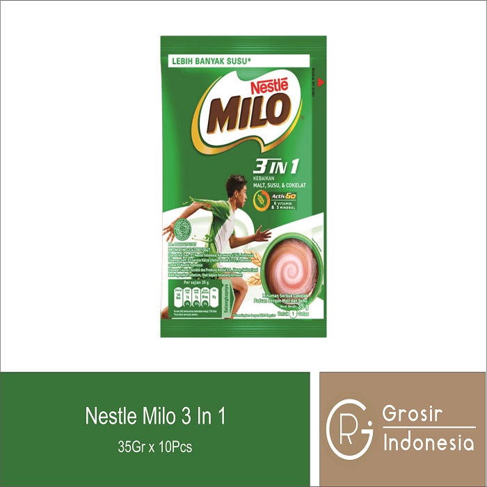 Jual Nestle Milo 3 In 1 Renceng isi 10 Pcs | Shopee Indonesia