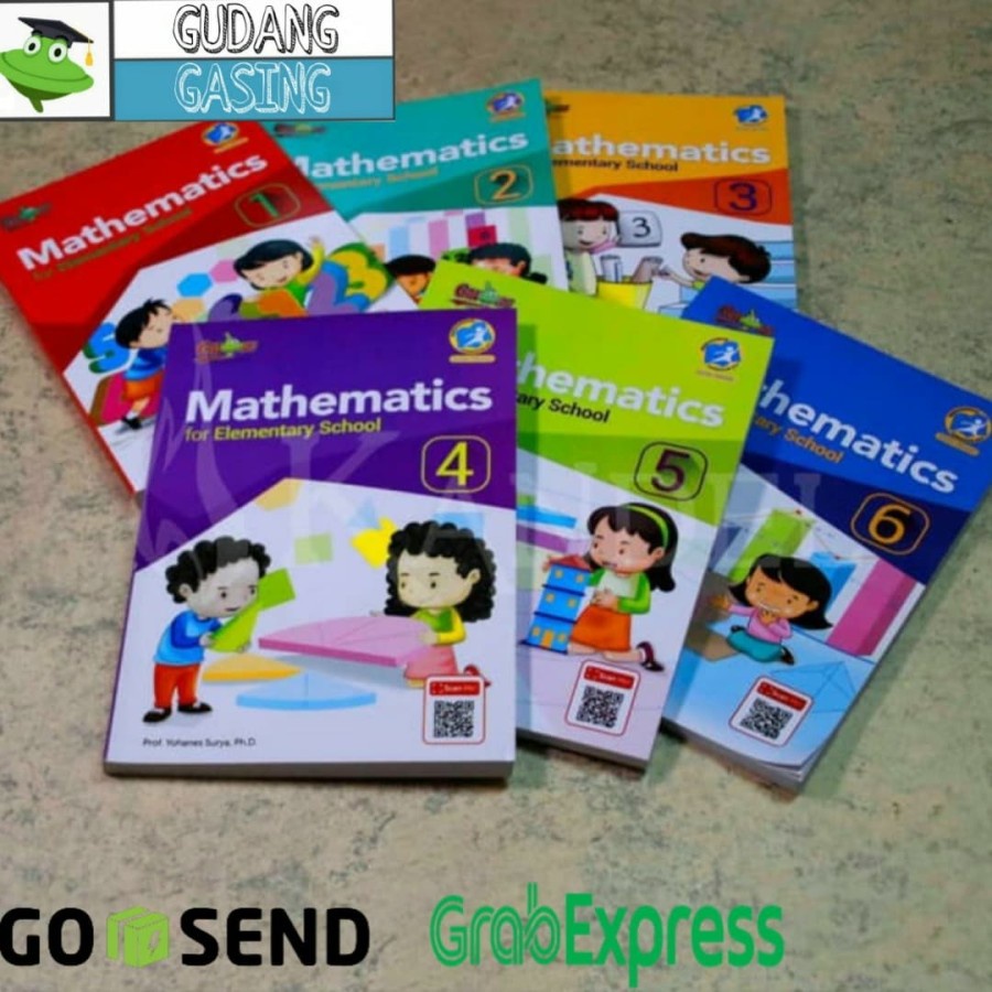 Jual Buku Mathematics for Elementary School 1-6 (K13) 6 Jilid Prof ...