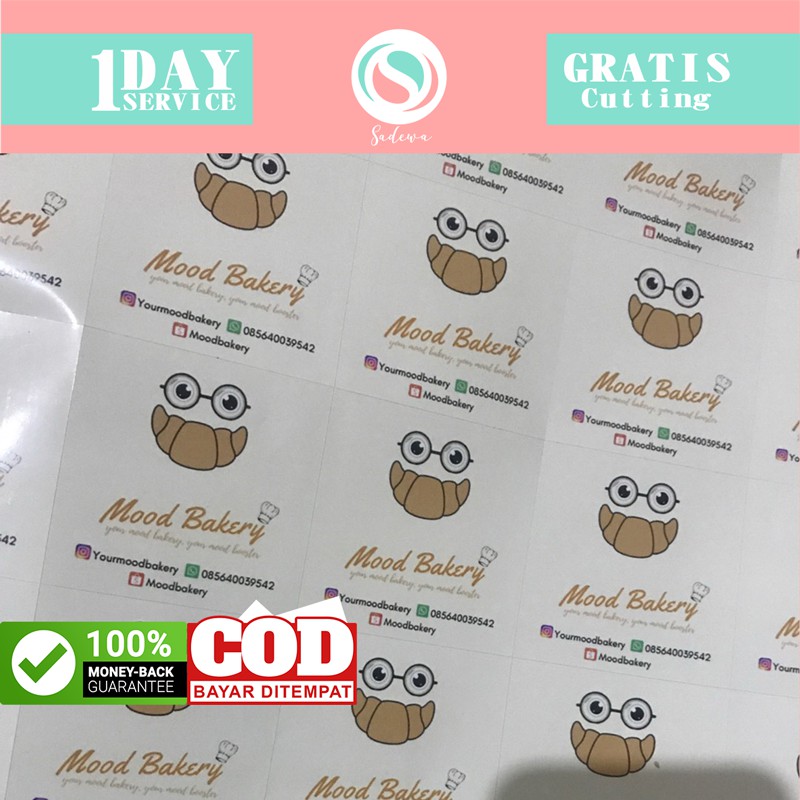 Jual SPC 4 8-15 SADEWA Sticker Print Logo Olshop Custom Stiker Cetak ...