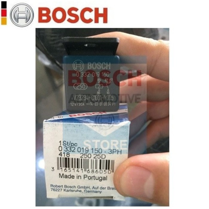 Jual RELAY BOSCH K5 12V 30A (KAKI 5 / PIN 5) ORIGINAL - 0332209150 ...