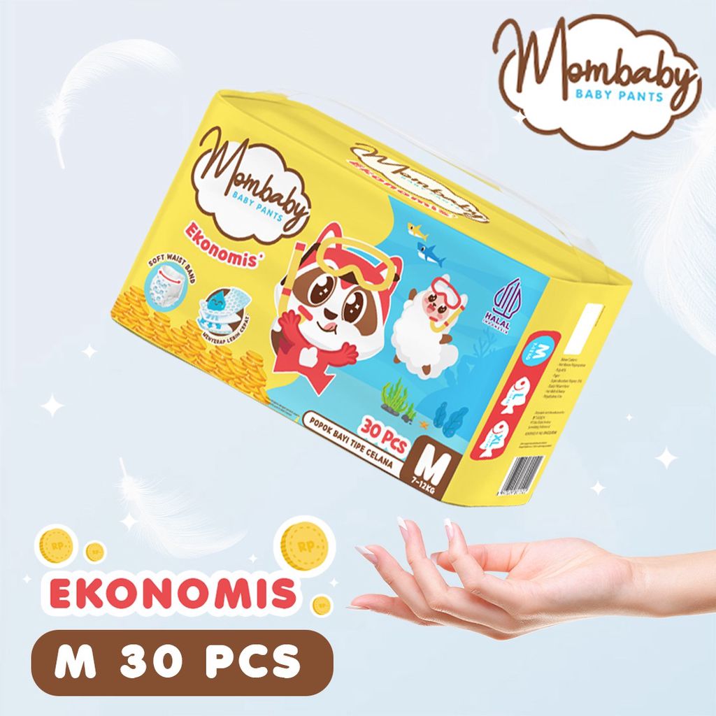 Jual Mombaby Pants Ekonomis M 30 Pcs | Shopee Indonesia