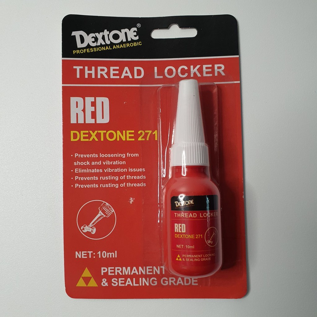Jual Lem Baut Thread Locker 271 Red DEXTONE 10 ml | Shopee Indonesia