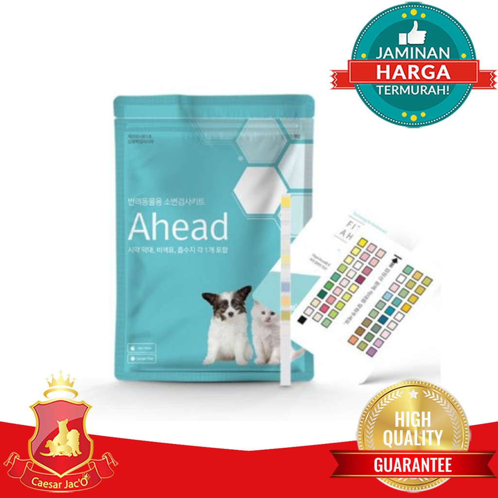Jual Alat Tes Kesehatan Anjing Kucing - Ahead Pack Urinalysis Test ...