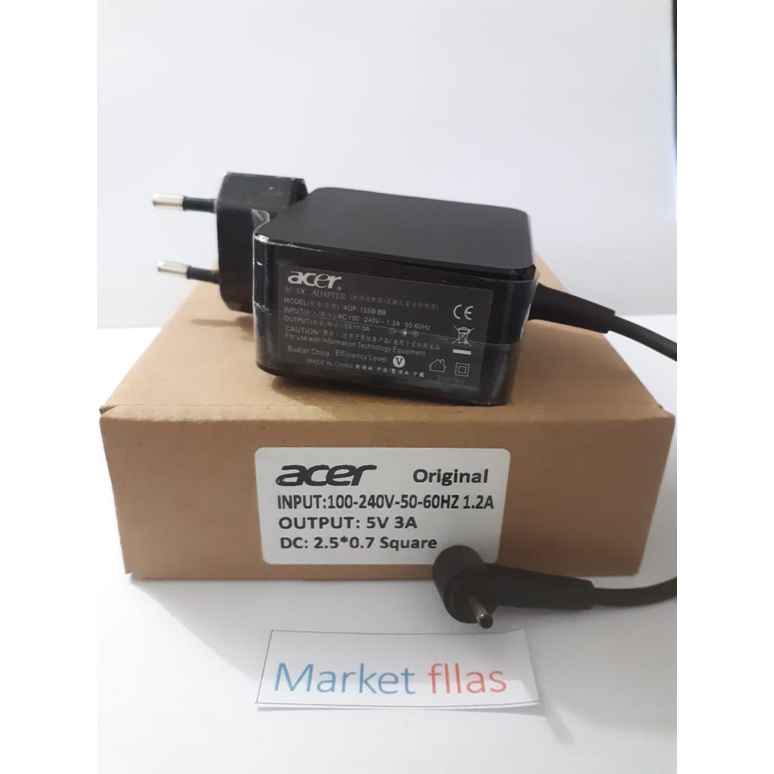 Jual Adaptor charger LAPTOP Acer 5v 3A 15 Watt N15P2 N15PZ S1002 10 ...