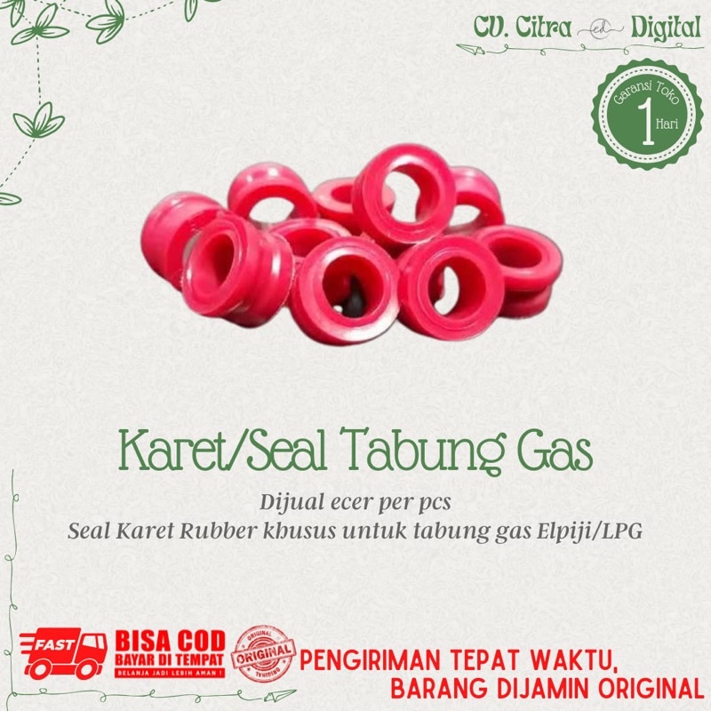 Jual Karet Tabung Gas LPG / Seal Karet Tabung Gas Elpiji / Seal Rubber ...