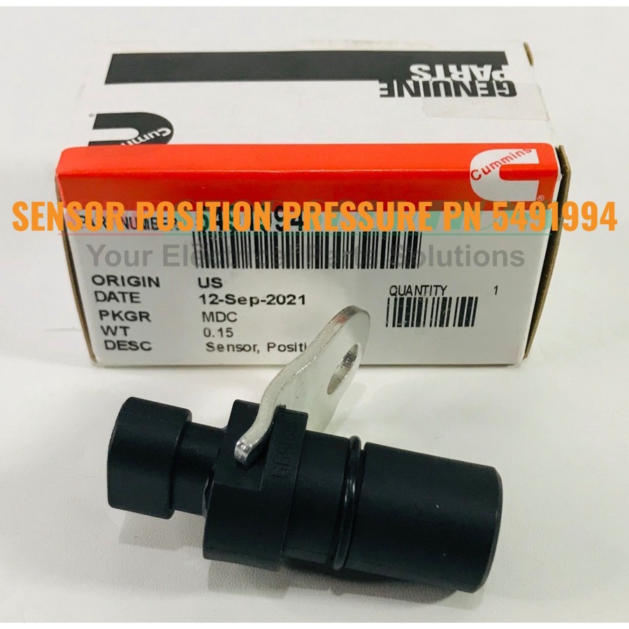 Jual SENSOR POSITION PRESSURE SENSOR CUMMINS QSX15 PN 5491994 bagus ...