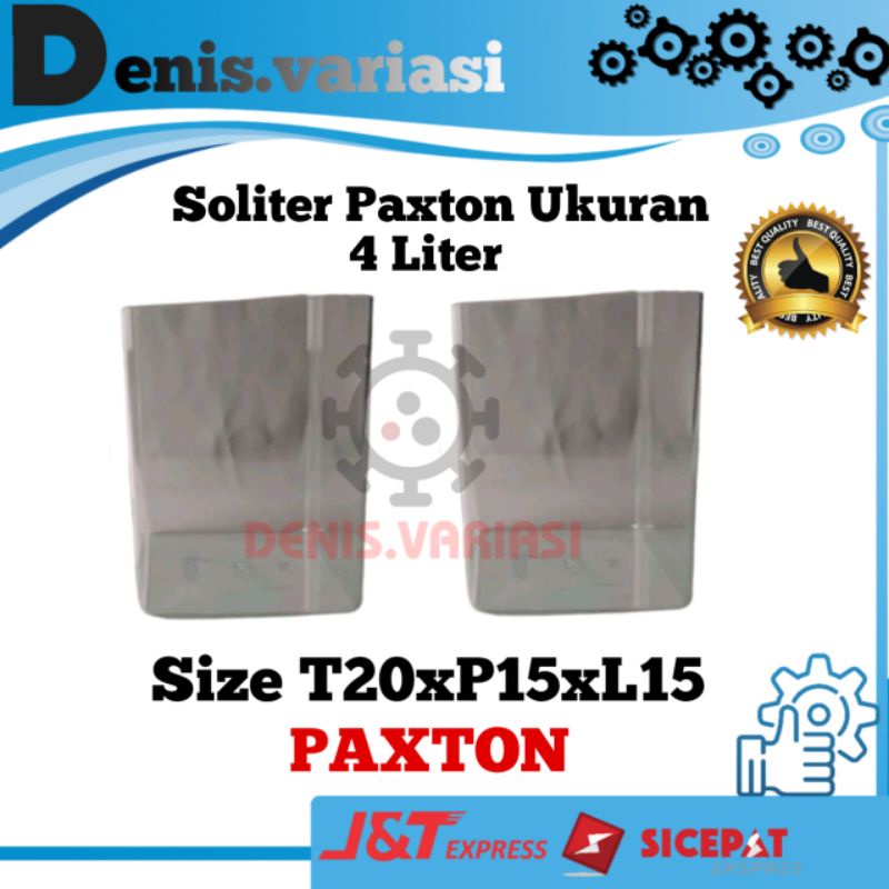Jual Soliter Cupang Ukuran 4 liter Paxton Akrilik Bening Dan Tebal ...