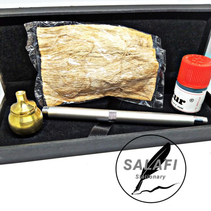 Jual Satu set fountain pen kalam nib 0,3 Mm makna kitab pena tutul ...