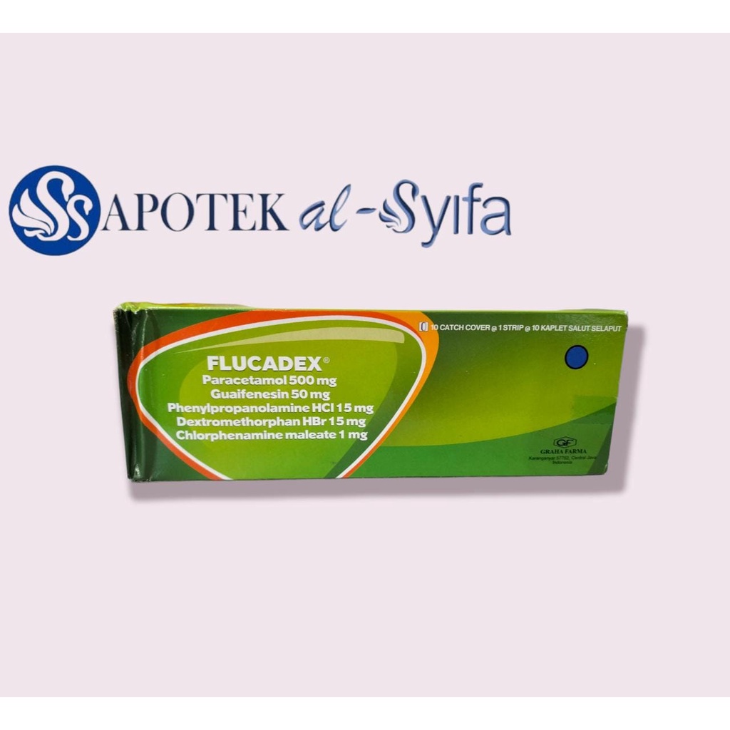 Jual Flucadex obat Flu dan Batuk (1 strip isi 10 tablet) | Shopee Indonesia