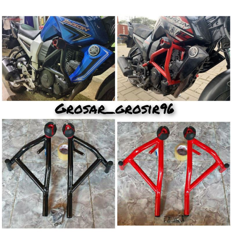 Jual CRASHBAR / TUBULAR YAMAHA BYSON /BISON KARBU PLUS JALU AGNA / JALU ...