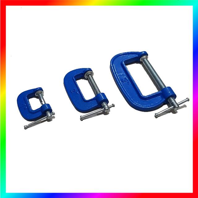 Jual Klem C set 3pcs penjepit - Catok kayu - Clamp G set Benz Werkz ...