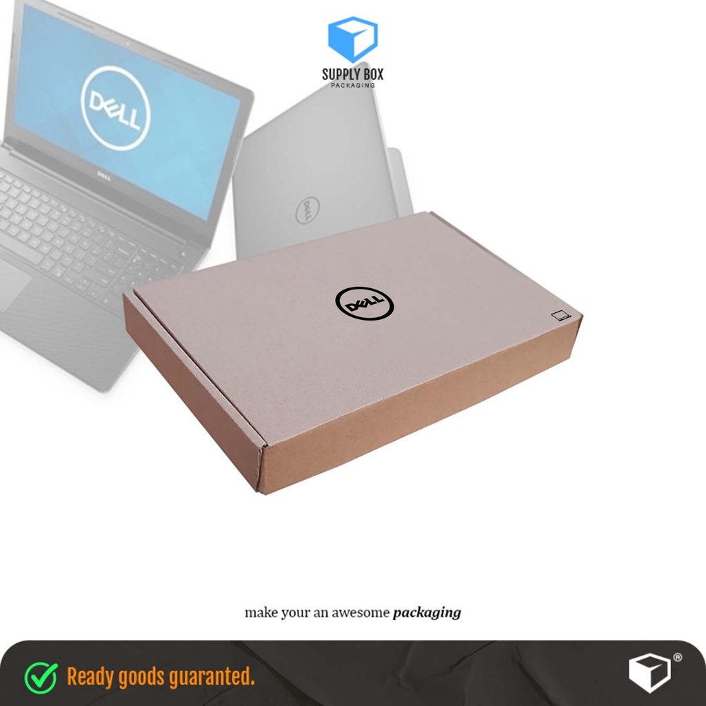 Jual BOX LAPTOP EMAILER DELL 1 SET | 45x29x6 cm | Kardus Laptop ...