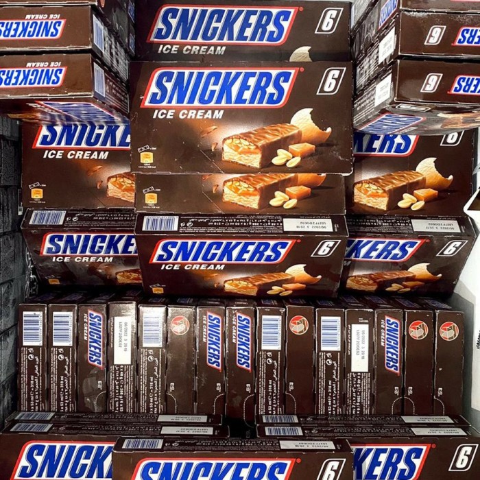 Jual Ice cream Snickers per BOX (isi 6pcs) | Shopee Indonesia