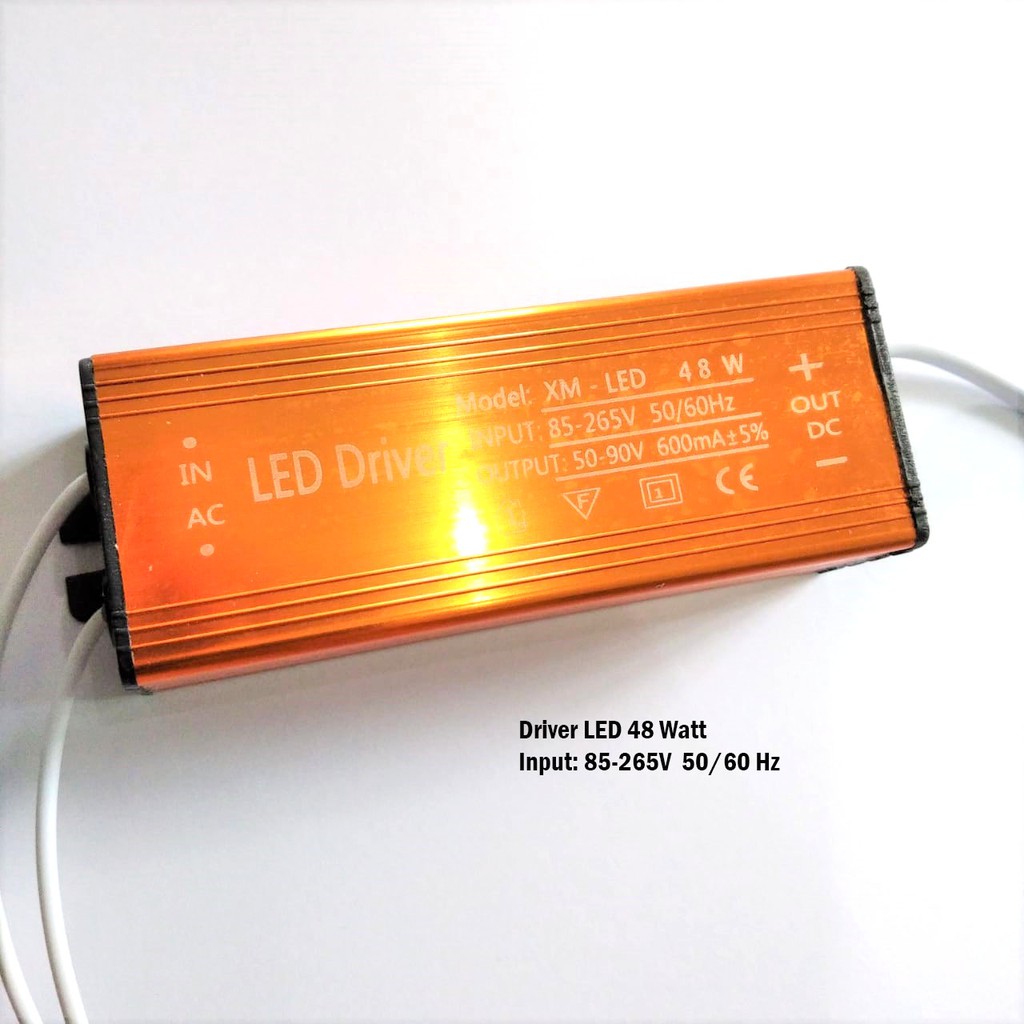 Jual LED Driver 48 watt WATERPROOF CASING BESI | Shopee Indonesia