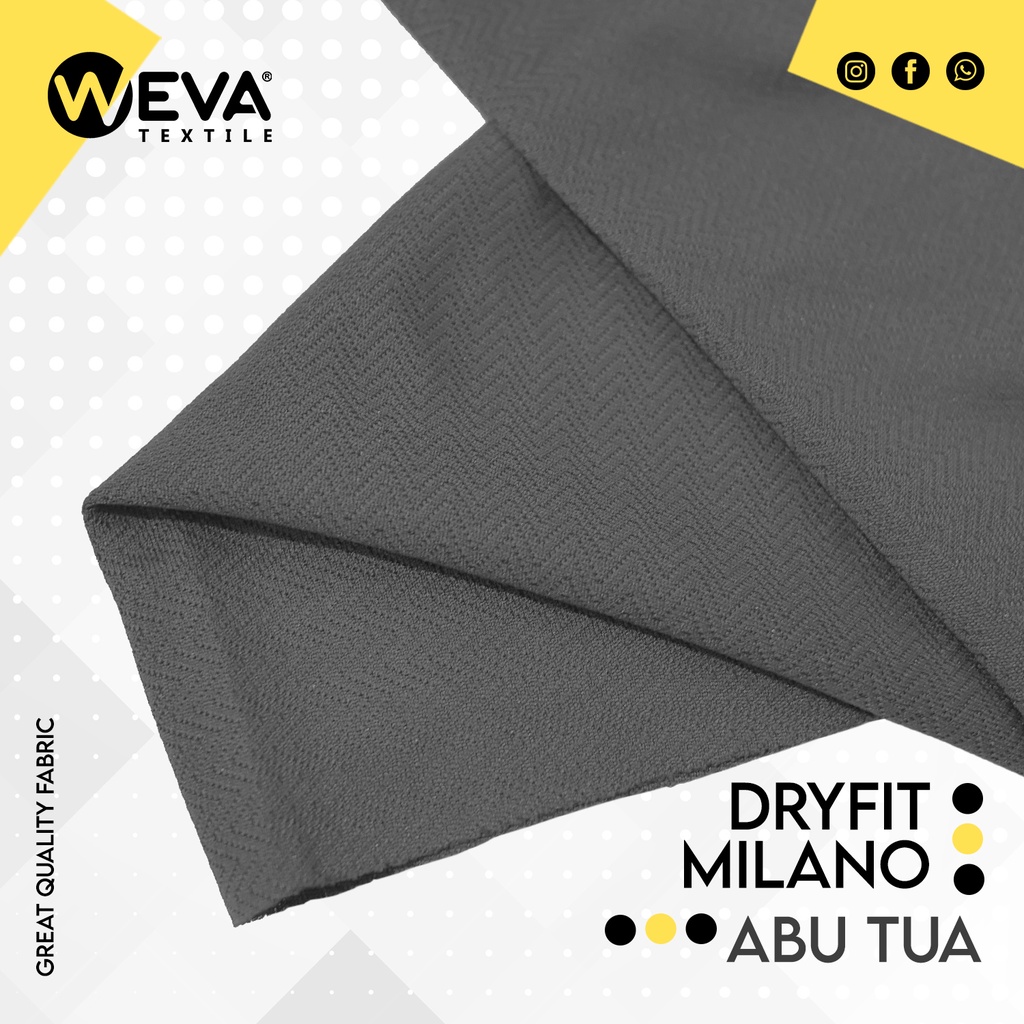 Jual Bahan Kain Jersey Dryfit Milano Abu Tua - Kain Drifit Weva Textile ...