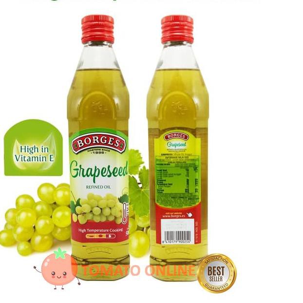Jual Borges Grapeseed Olive Oil Minyak Zaitun Biji Anggur 500 ml 500ml ...