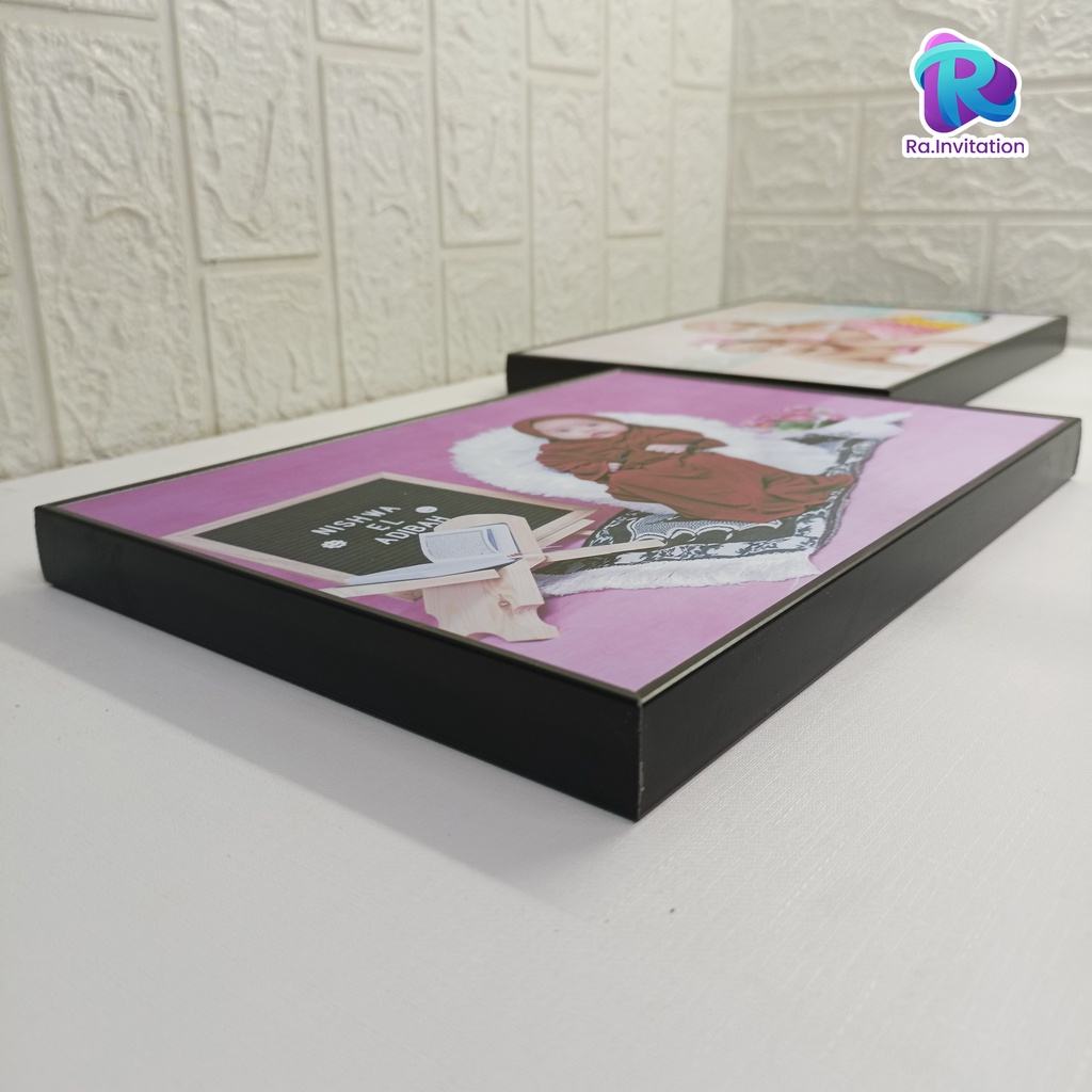 Jual CETAK FOTO BINGKAI UKURAN 10R 20X29 CM LAMINASI - FRAME FOTO BLOCK ...