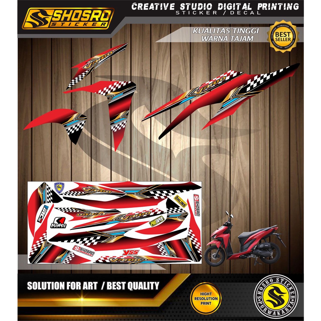 Jual STIKER RACING STRIPING VARIO STICKER VARIASI ALL VARIO NEW 2019 ...