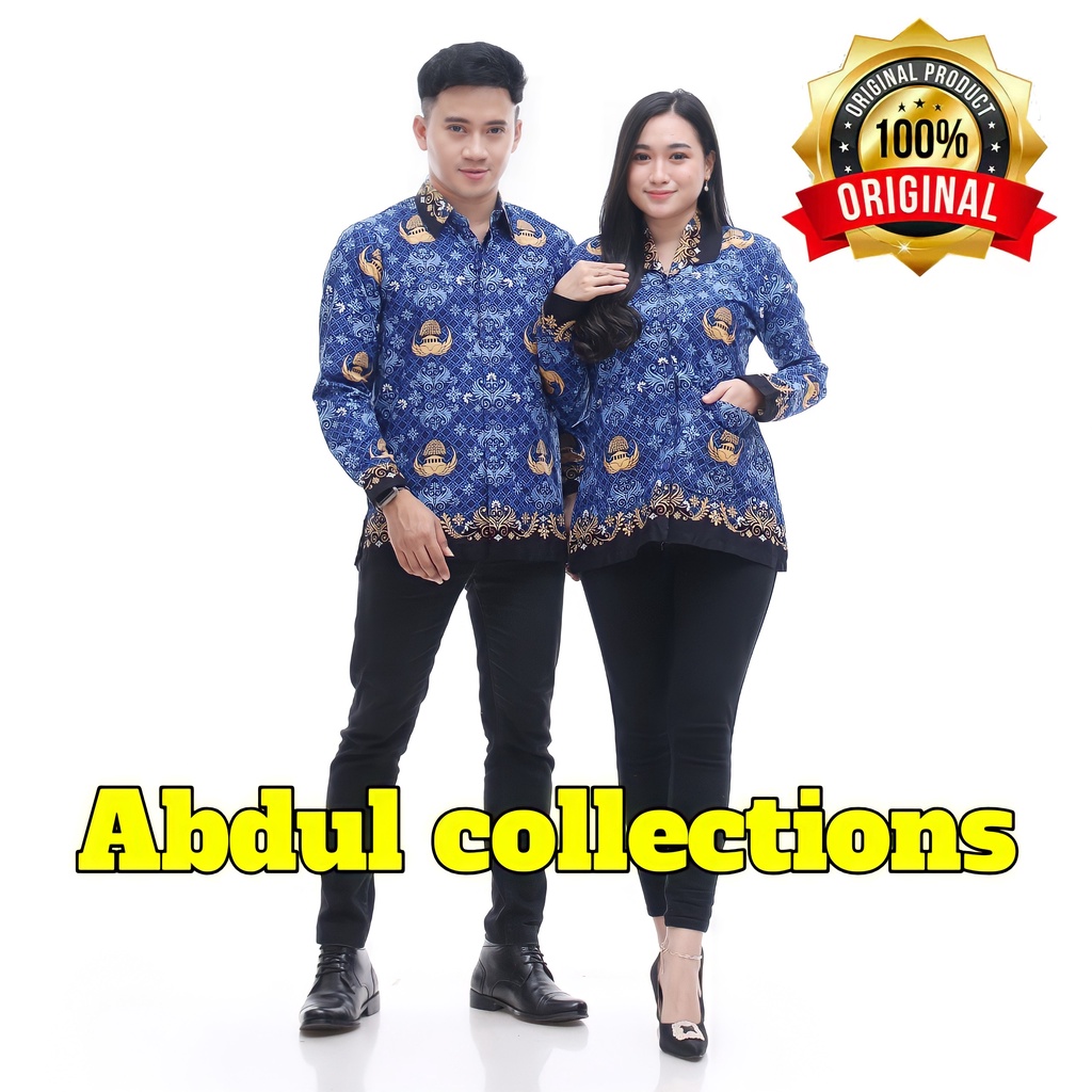 Jual QD87LW Baju KORPRI Terbaru Tahun 2022 Seragam Dinas PNS Pria Dan Wanita Ukuaran S Sampai 5 ...