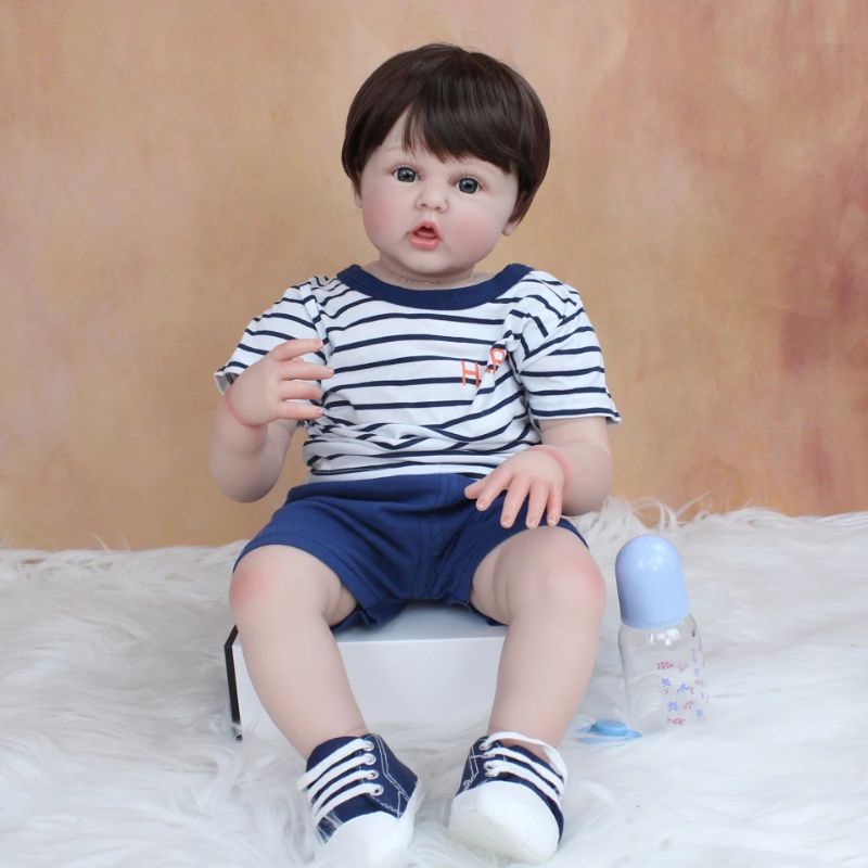 Jual Boneka Reborn Toddler 3D Boy 65 Cm TINGGI !!! | Shopee Indonesia