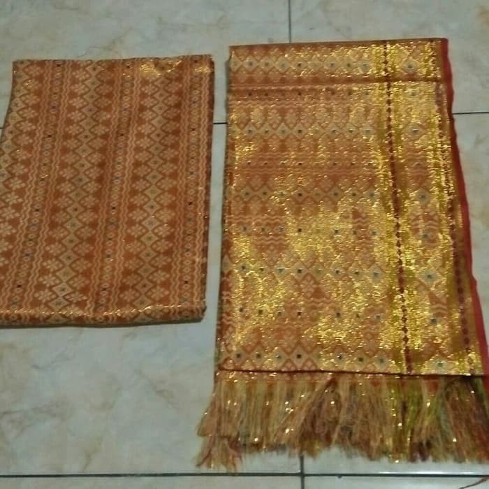 Jual Set Kain Songket & Selendang Adat Sumatera | Shopee Indonesia