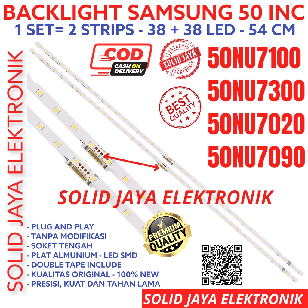 Jual BACKLIGHT TV LED SAMSUNG 50 INC UA 50NU7100 50NU7300 50NU7020 50NU7090 UA50NU7100 ...