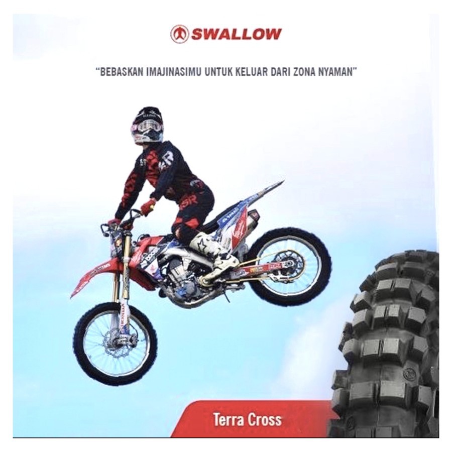 Jual Ban Trail Motocross Swallow Terra Cross 100/100-18 ( Belakang ) | Shopee Indonesia