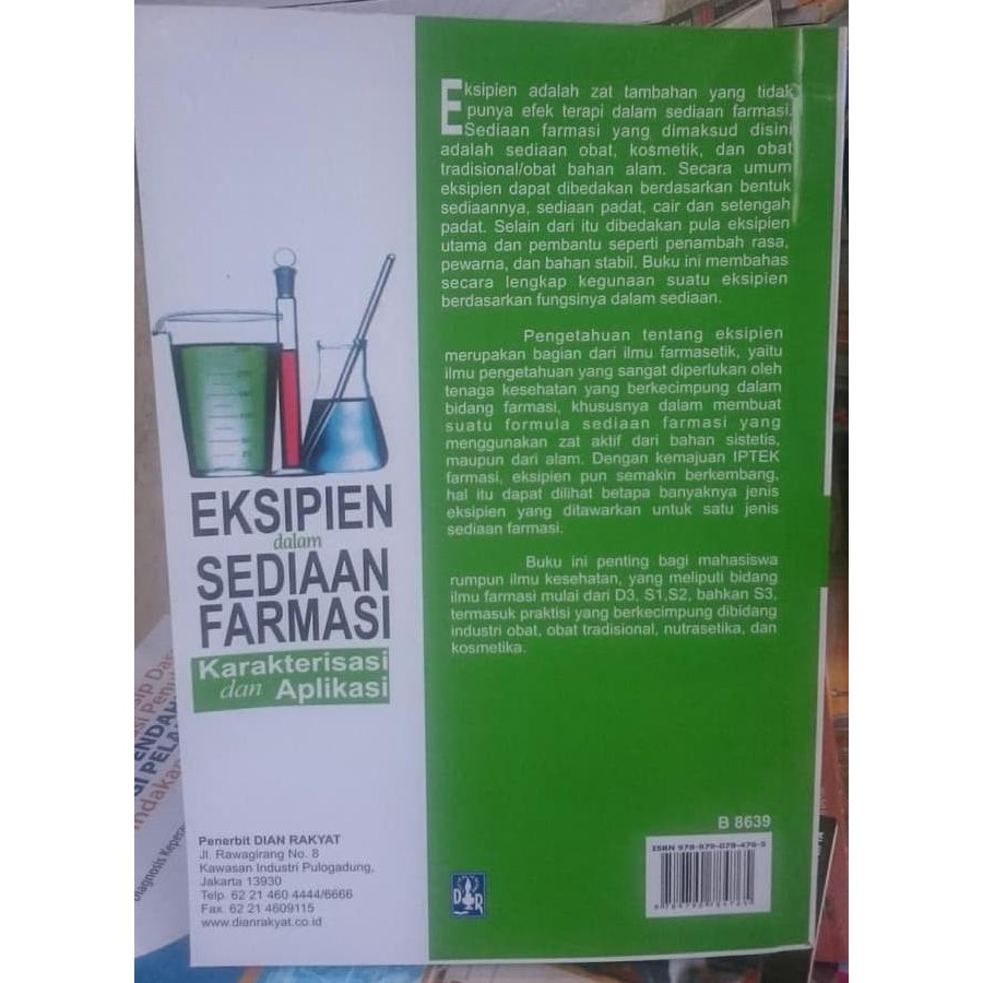 Jual Eksipien Dalam Sediaan Farmasi Karakterisasi Dan Aplikasi | Shopee Indonesia