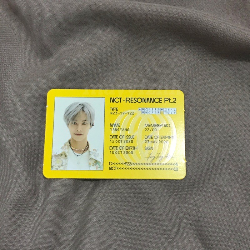 Jual id card yangyang wayv nct | Shopee Indonesia