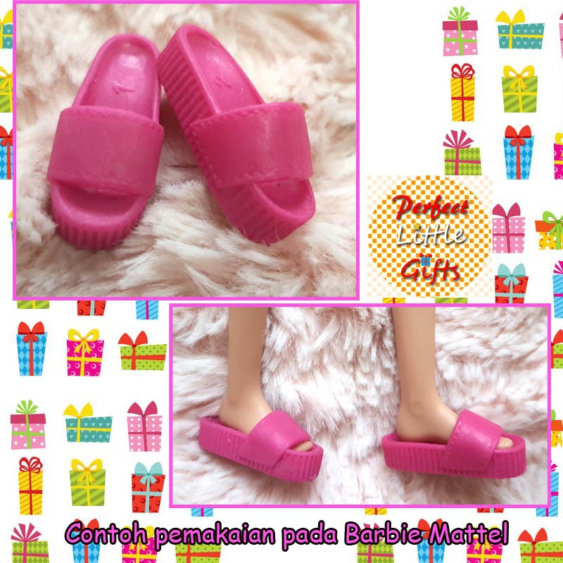 Jual Sepatu Barbiee Shocking Pink Sandals | Shopee Indonesia