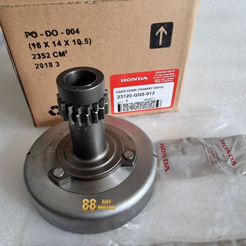 Jual Lonceng Klos Komplit / Mangkok Kampas Ganda GN5 Grand, Supra X, Prima Original Honda ...