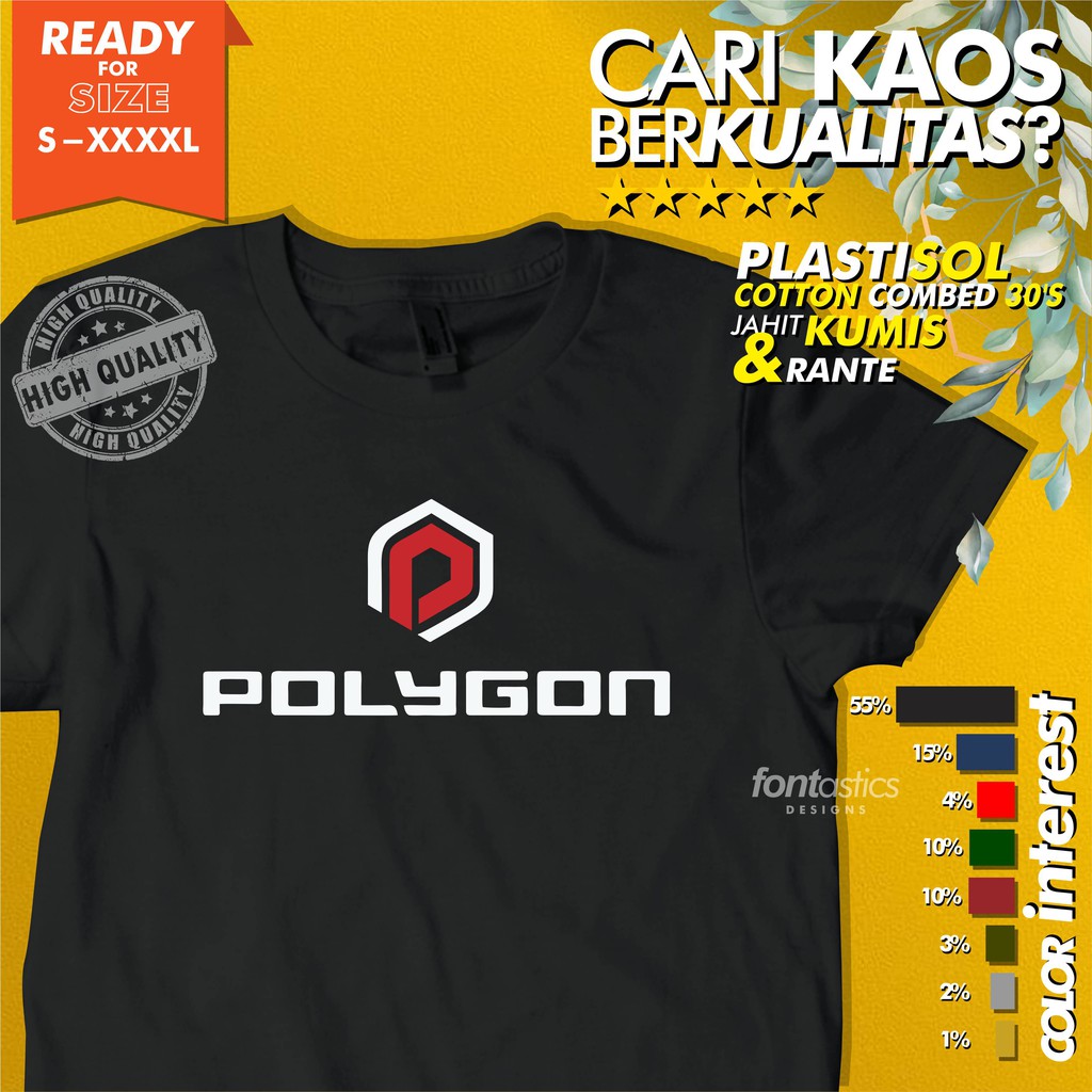 Jual KAOS POLYGON SEPEDA FIXIE BIKE MINION BALAP CUSTOM LIPAT PLASTISOL ...