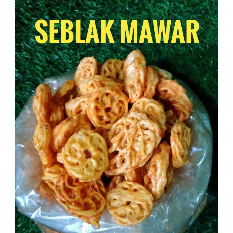 Jual KRUPUK SEBLAK MAWAR KEMASAN 250GR | Shopee Indonesia