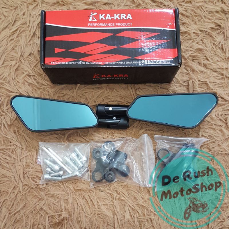 Jual Spion Motor Circuit Tomok Model Rizoma Kaca Biru Full CNC ...