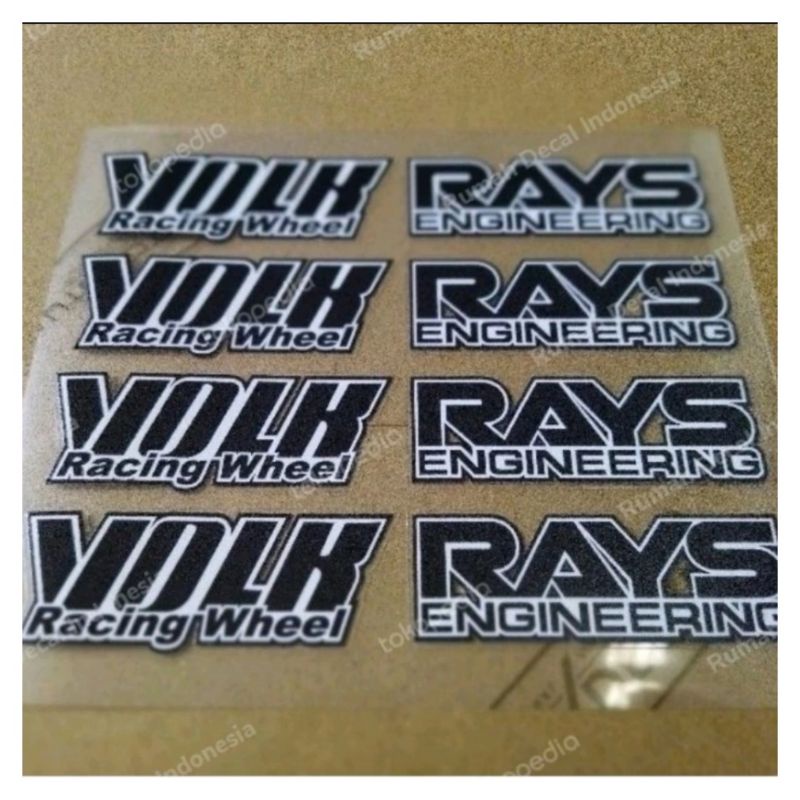 Jual Stiker Decal Volk Rays TE37 Replacement Premium | Shopee Indonesia