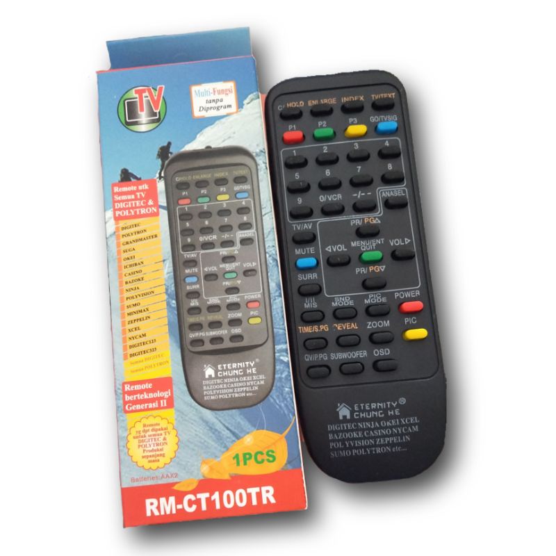 Jual REMOT TV MINIMAX TABUNG DIGITEC POLYTRON TANPA PROGRAM MULTI ...
