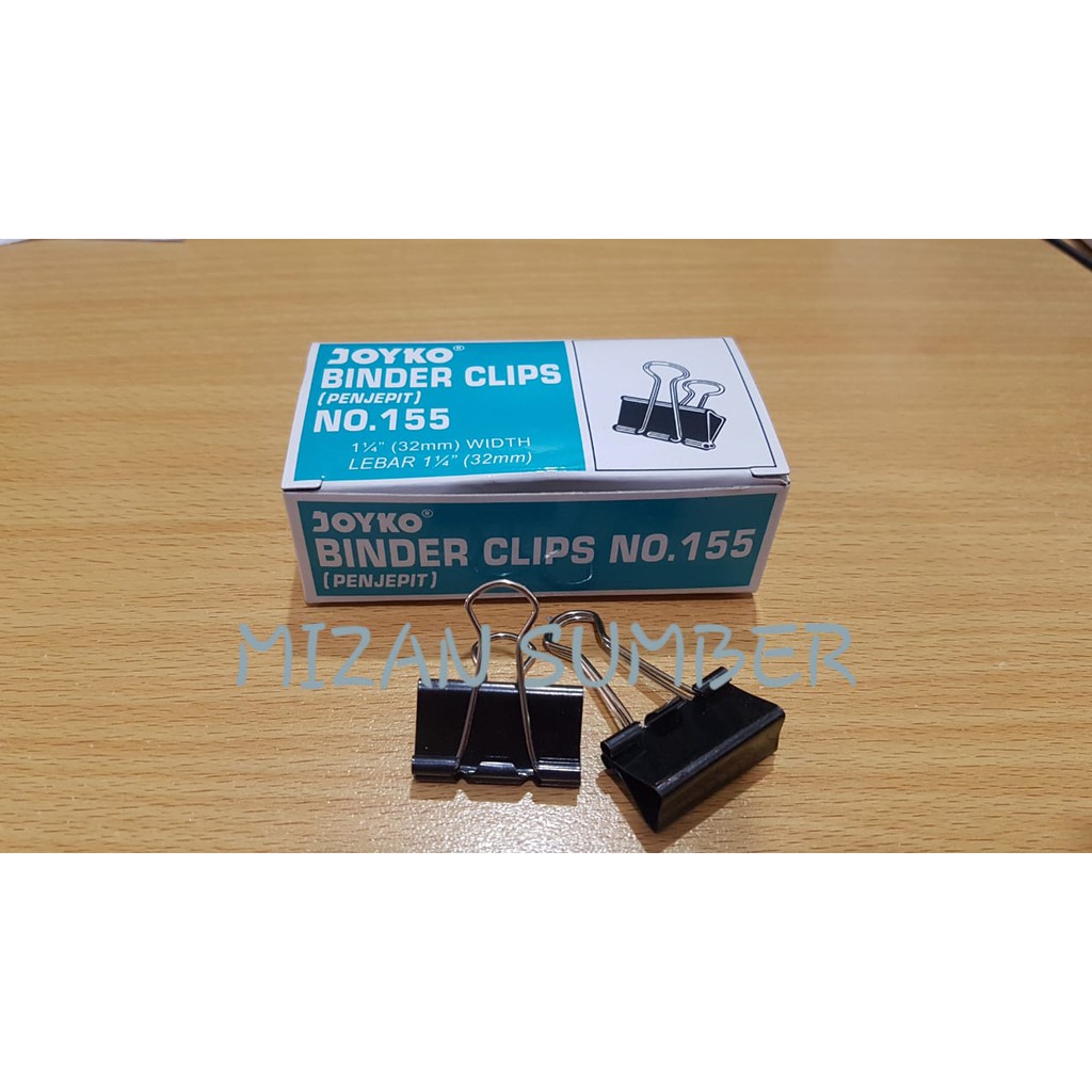 Jual BINDER CLIP NO. 155 BINDER KLIP NO 155 PENJEPIT KERTAS NO.155 ...