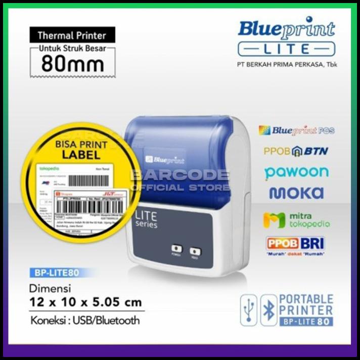 Jual Printer Bluetooth Blueprint Bp-Lite 80 Cetak Kertas & Label ...