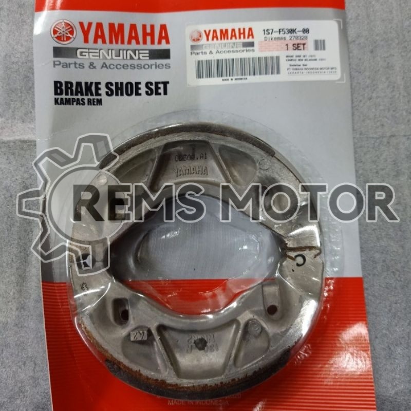 Jual KAMPAS REM BELAKANG AEROX LEXI ORIGINAL YAMAHA BRAKE SHOE SET ORI ...