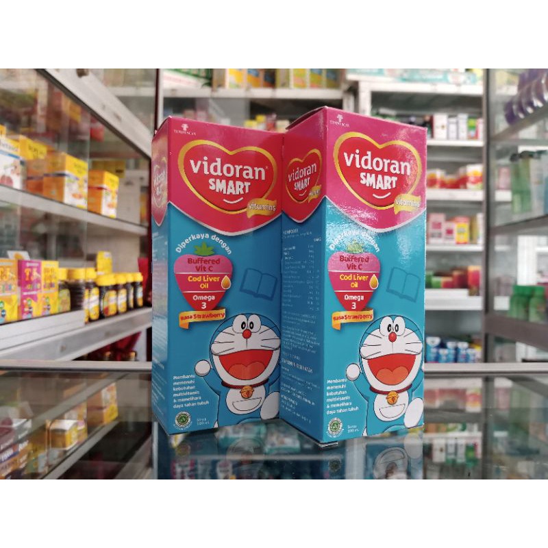 Jual VIDORAN SMART SIRUP 100 ML RASA STRAWBERRY ED 04/2026 | Shopee ...