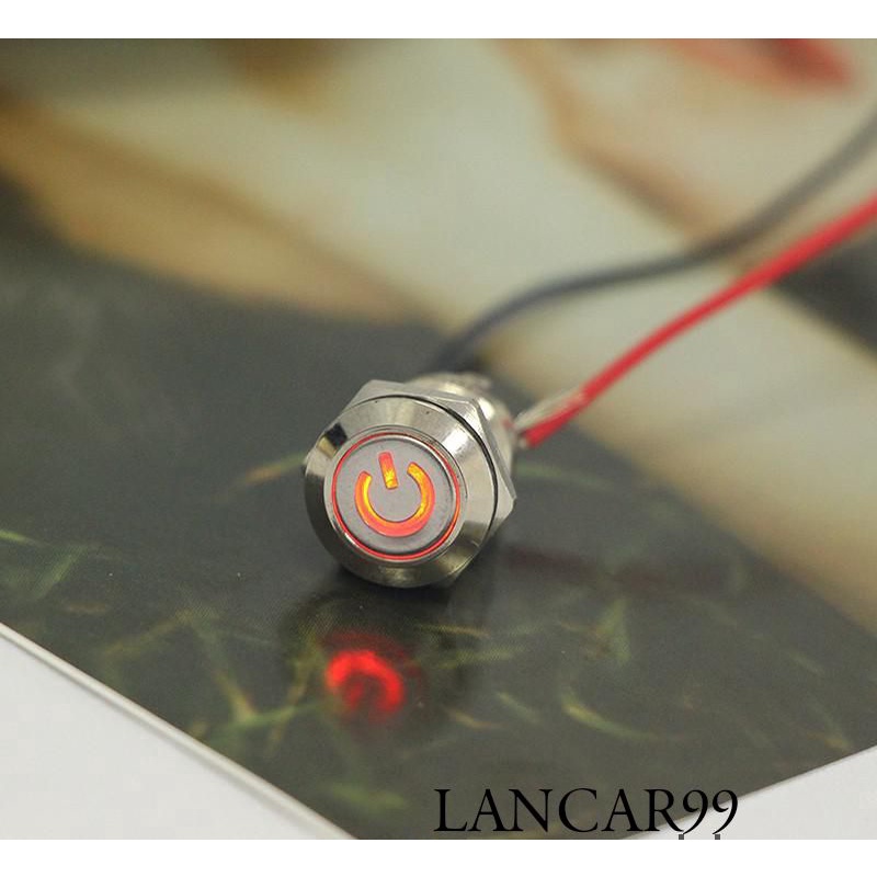 Jual SAKLAR LAMPU LED STANLIS TOMBOL ON OFF PUSH BUTTON Metal plus ...