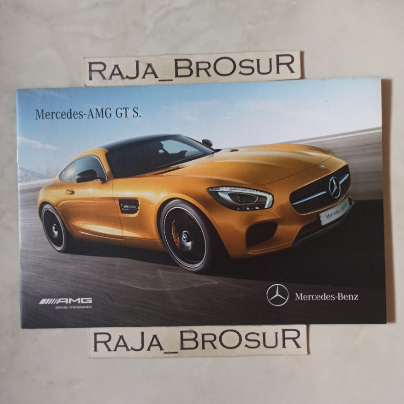 Jual Poster brosur katalog booklet Mercedes Benz AMG GT S/Mercy AMG GT ...